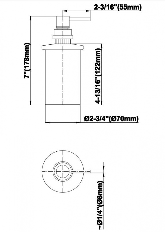 Graff Java Dozownik E9154MBK - Lazienkarium.pl