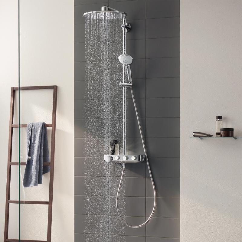 Grohe Euphoria System Smartcontrol 310 Duo Zestaw prysznicowy natynkowy z termostatem chrom ...
