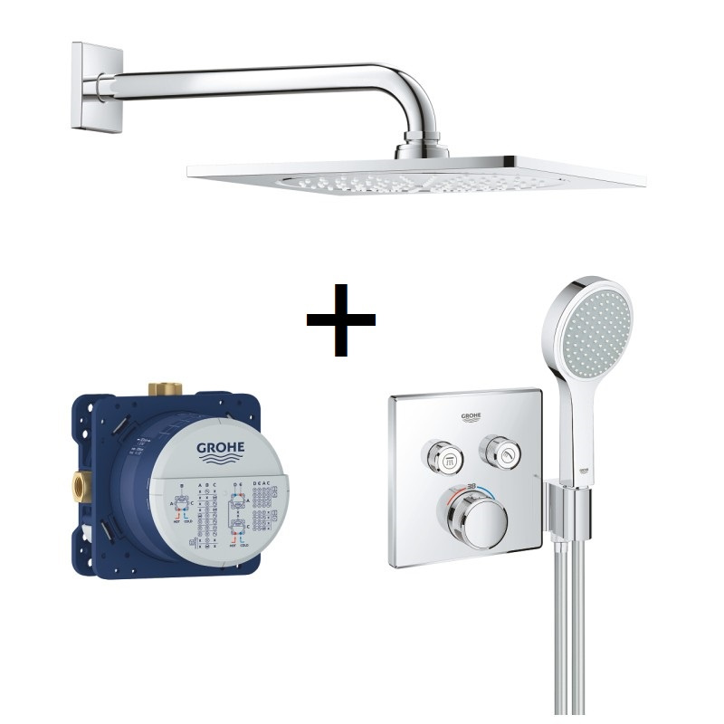 Grohe Grohtherm SmartControl Zestaw Prysznicowy 34742000 - Lazienkarium.pl