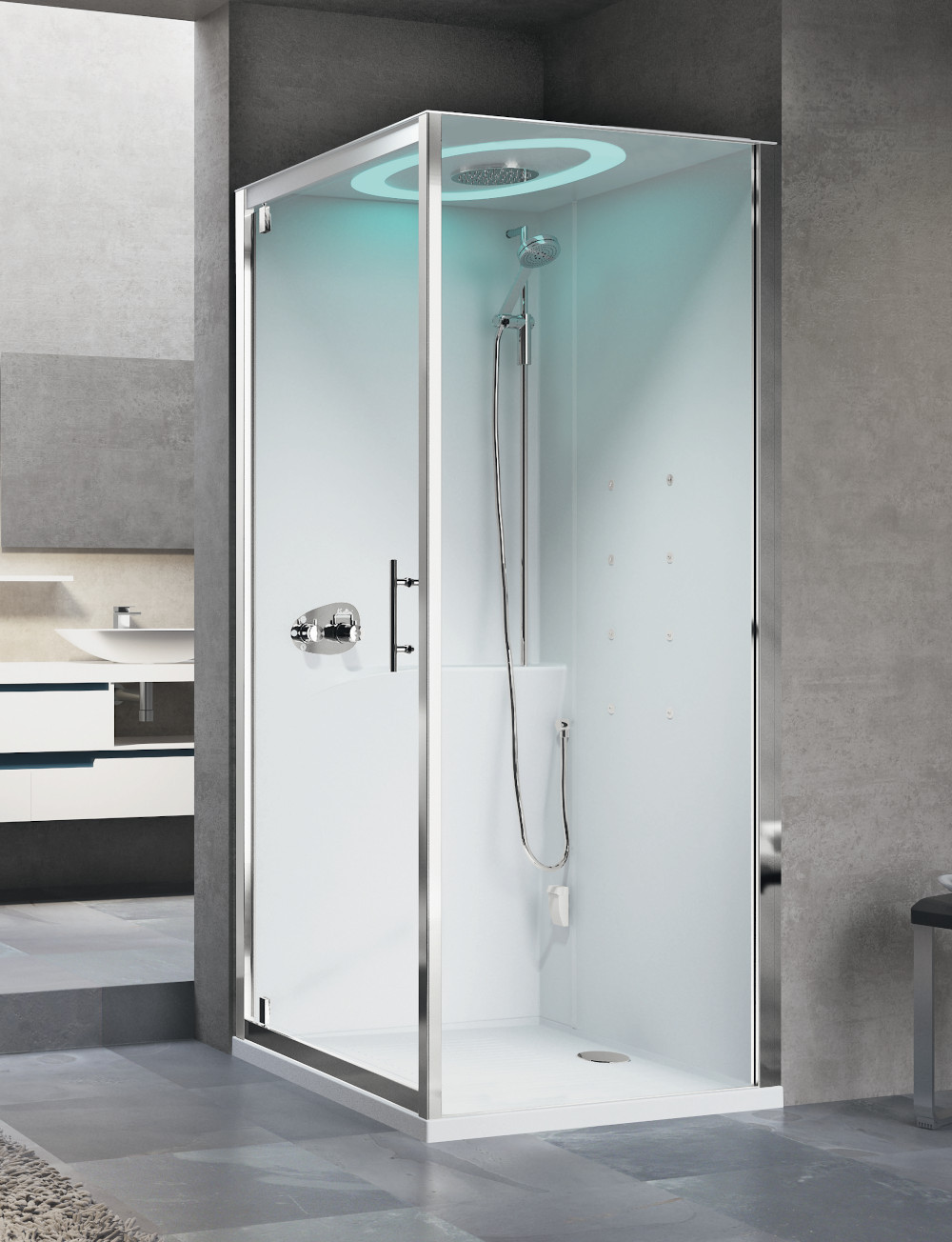 Novellini Eon Kabina Prysznicowa 90x90 Cm Eongf90tt1ak Lazienkarium Pl